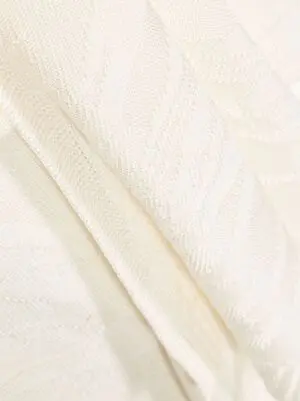 Missoni Viscose And Wool Blend Scarf - White