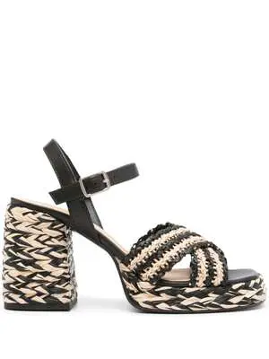 CastaÑer Vicen Raffia Heel Sandals