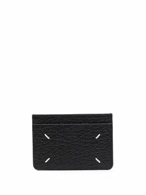 MAISON MARGIELA Leather Credit Holder - Black