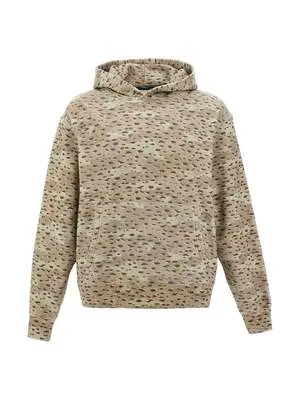 STAMPD Camo Leopard Hooded Sweatshirt - Beige