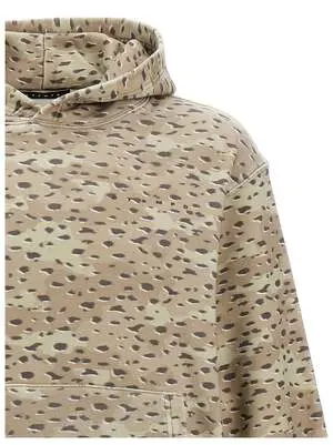 STAMPD Camo Leopard Hooded Sweatshirt - Beige