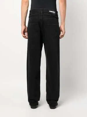 AMBUSH High-waisted Jeans - Black