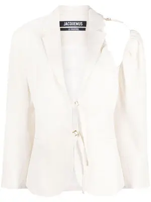 Jacquemus La Veste Galliga Blazer Jacket - White