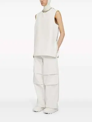 JIL SANDER Tapered Cotton Trousers