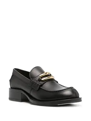 LANVIN Medley Leather Loafers