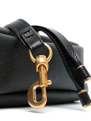 Chloé Marcie Leather Shoulder Bag - Black