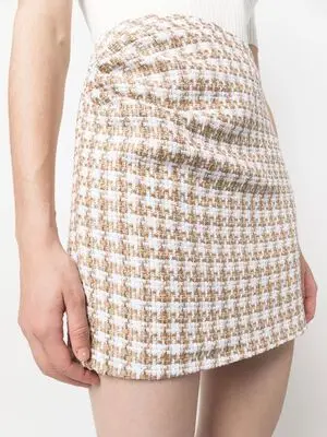 IRO PARIS Garna Tweed Mini Skirt - Beige