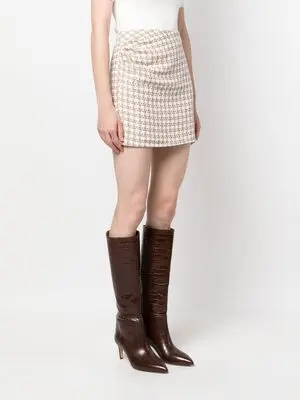 IRO PARIS Garna Tweed Mini Skirt - Beige