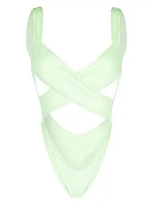 REINA OLGA Exotica Wrap Bikini - Green
