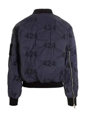 424 Reversible Logo Bomber Jacket - Multicolor