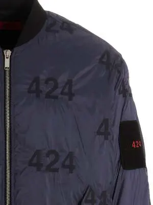 424 Reversible Logo Bomber Jacket - Multicolor