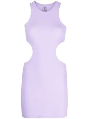 REINA OLGA Cut-out Mini Dress - Lilac