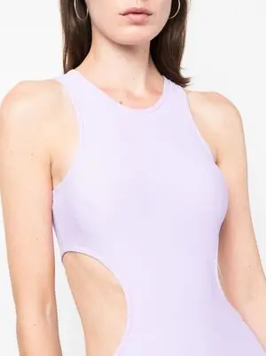 REINA OLGA Cut-out Mini Dress - Lilac
