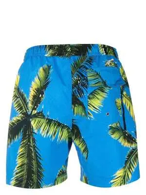 BLUE SKY INN Palm Tree-print Swim Shorts