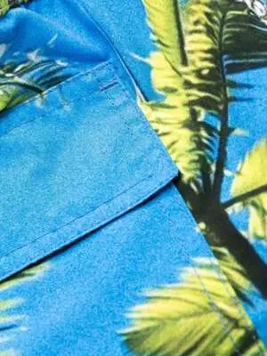 BLUE SKY INN Palm Tree-print Swim Shorts