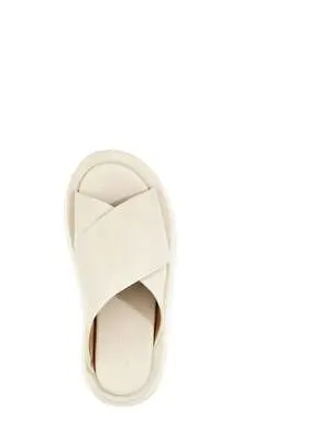 Marsèll Flat Slides - White