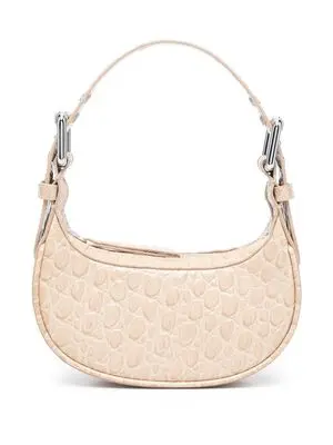 BY FAR PRE By Far Mini Soho Croco Embossed Shoulder Bag