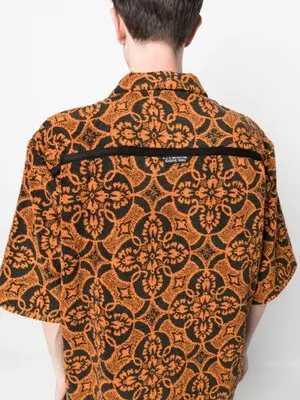 MARINE SERRE Printed Cotton Shirt