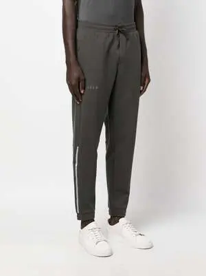 EA7 Logo Cotton Blend Sweatpants