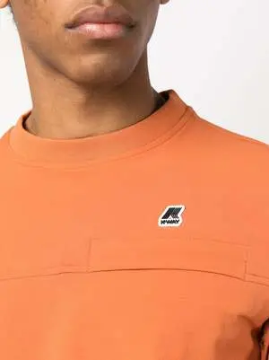 K-WAY Logo Crewneck Sweatshirt - Orange