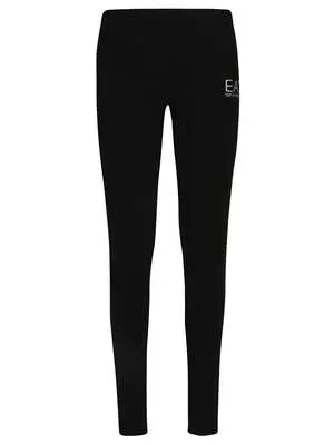EA7 Cotton Leggings - Black
