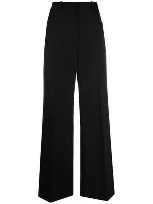 LANVIN Wide-leg Wool Trousers - Black