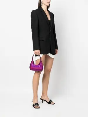 BY FAR PRE By Far Baby Amber Glitter Shoulder Bag