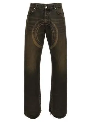 Off White Off-white Relax Round Jeans