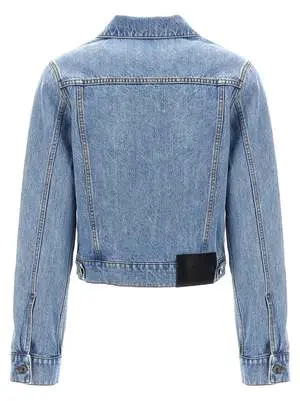 J.W.ANDERSON Padlock Strap Trucker Jacket - Light Blue