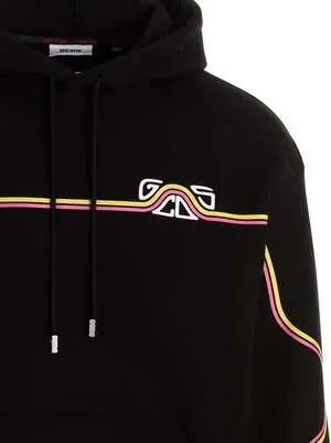 Gcds Waved Logo Hoodie