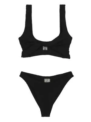 Hunza G Juneo Crinkle Bikini - Black