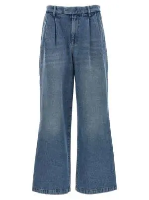 Armarium Contrast Stitching Jeans For Women