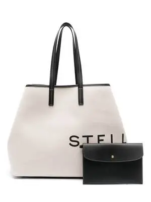 Stella McCartney Logo Canvas Tote Bag