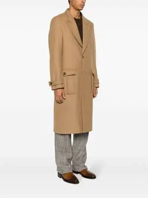 Etro Wool Blend Coat - Beige