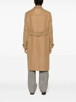 Etro Wool Blend Coat - Beige