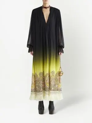 Etro Printed Silk Dress