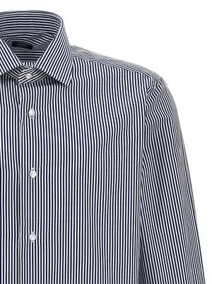 BARBA NAPOLI Striped Shirt - Blue