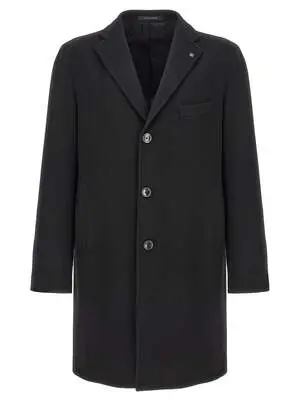 Tagliatore Single-breasted Coat - Black