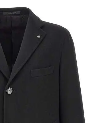 Tagliatore Single-breasted Coat - Black