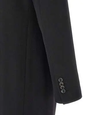 Tagliatore Single-breasted Coat - Black