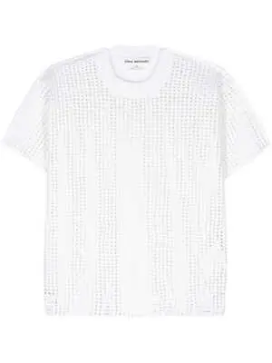 Junya Watanabe Open Knit Crewneck T-shirt - White