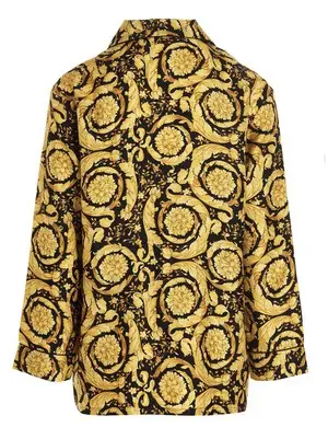Versace Baroque' Pajama Shirt - Multicolor