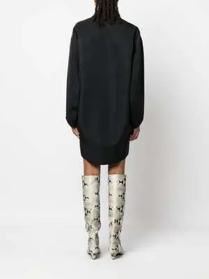 Khaite Kal Faille Mini Shirtdress