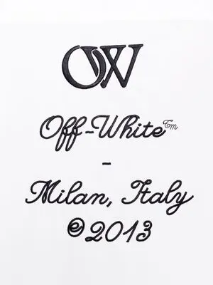 Off-White Logo Cotton Overshirt - White