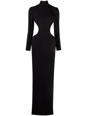MONOT PRE Monot Slit Detail Long Dress