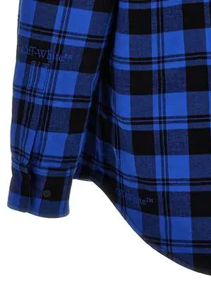 Off White Check Flannel' Overshirt