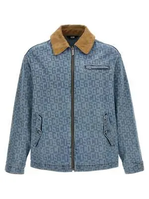 Gcds Monogram' Jacket - Light Blue