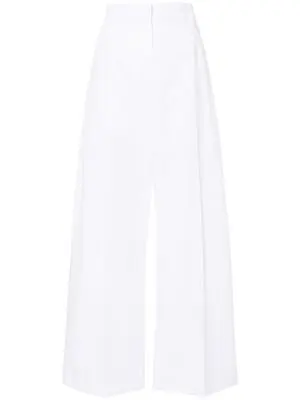 Sportmax Wide Leg Cotton Trousers