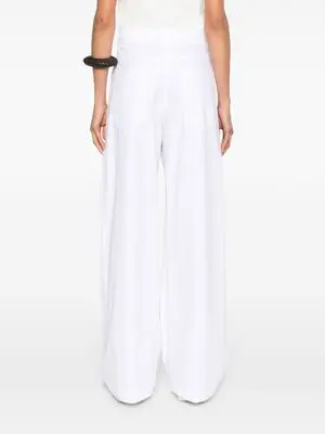 Sportmax Wide Leg Cotton Trousers