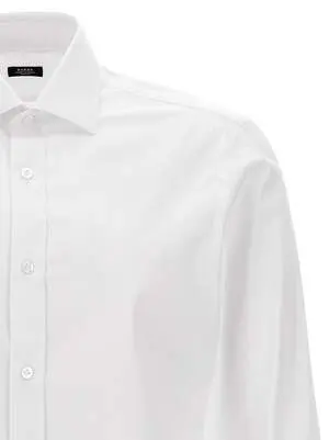 BARBA NAPOLI Poplin Shirt - White